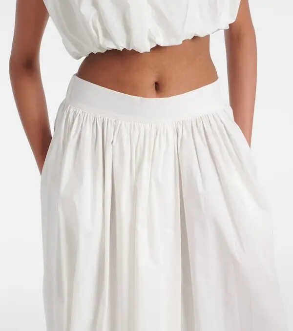 ADRIANA DEGREAS Cotton Maxi Skirt