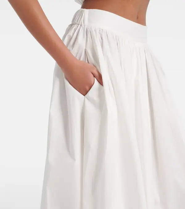 ADRIANA DEGREAS Cotton Maxi Skirt