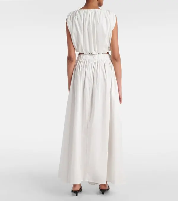 ADRIANA DEGREAS Cotton Maxi Skirt