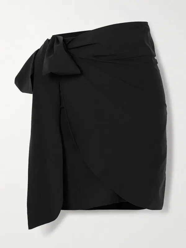 Hunza G Stretch-jersey Pareo - Black