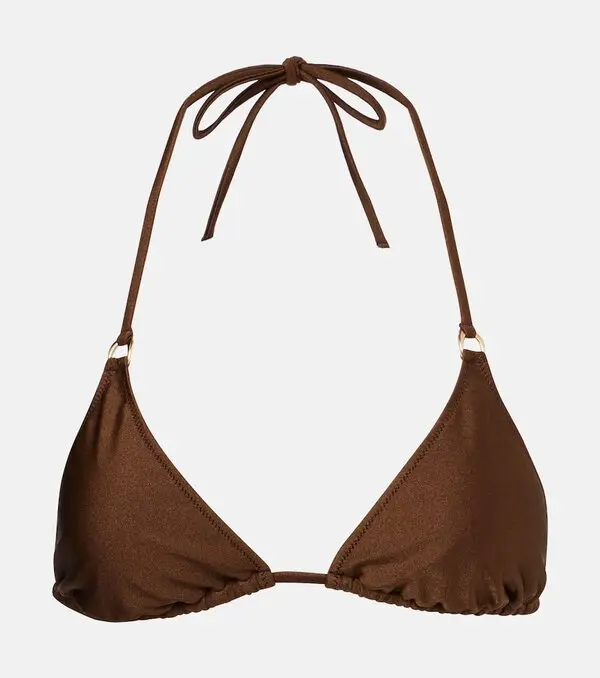 Melissa Odabash Key West Bikini Top In Bronze - Brown