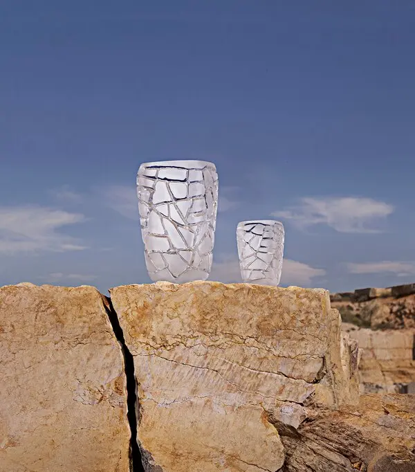 Lalique Crystal Magnitude Vase - Clear