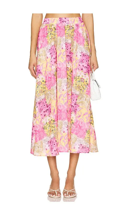 Peixoto Paula Printed Midi Skirt