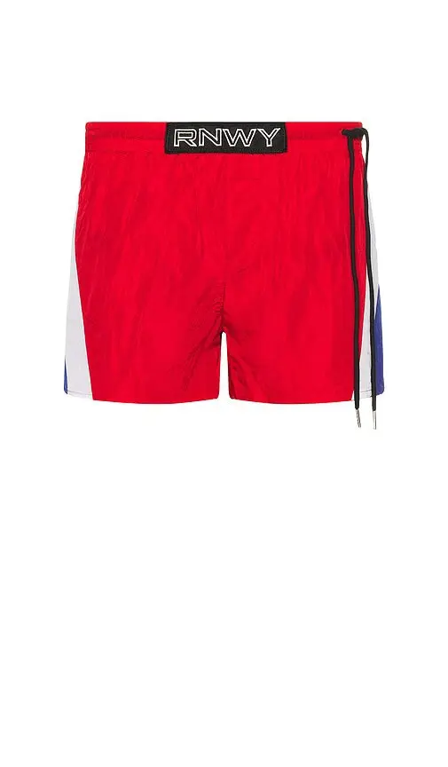 RUNAWAY THE LABEL Everett Boardshort In . Also - Red