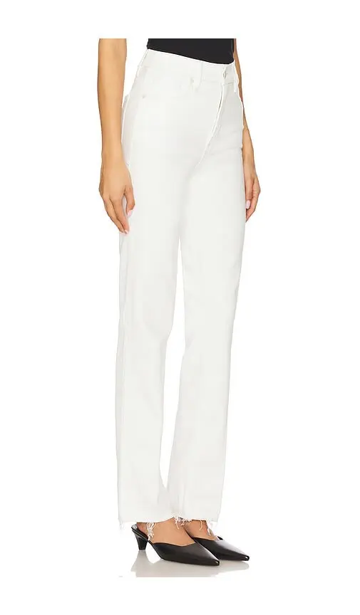 Good American Good Icon Straight Jeans - White
