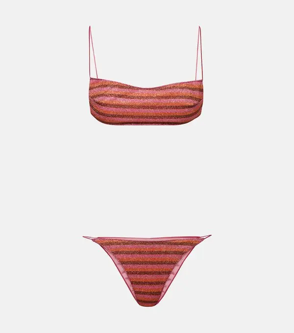 Oseree Lumiere Striped Bikini - Multicoloured