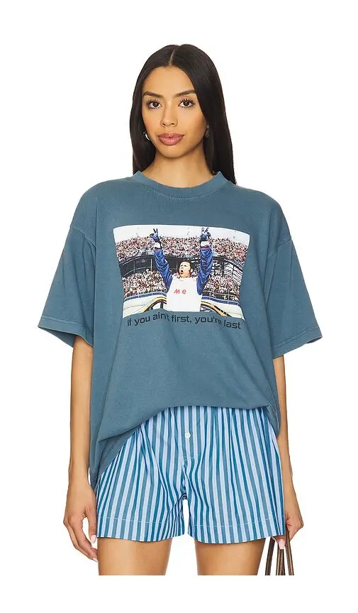 PHILCOS Talladega Nights Boxy Tee - Blue