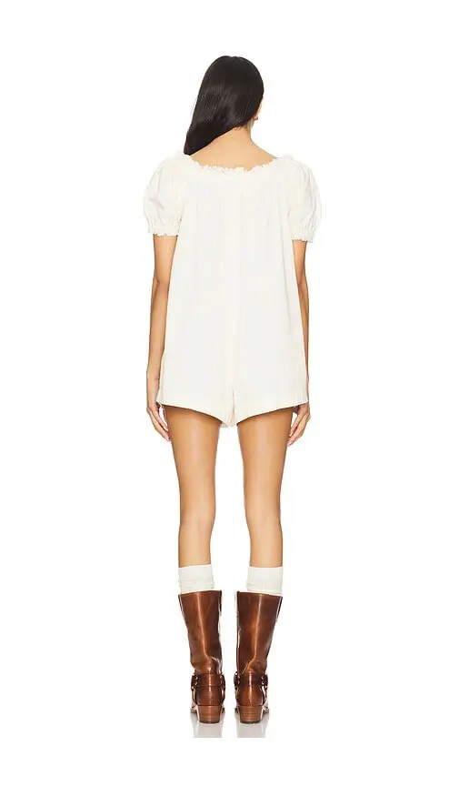 Free People Daisy Denim Babydoll Romper