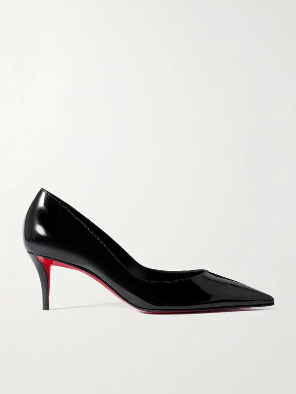CHRISTIAN LOUBOUTIN Miss Z 60 Patent Leather Pumps - Black