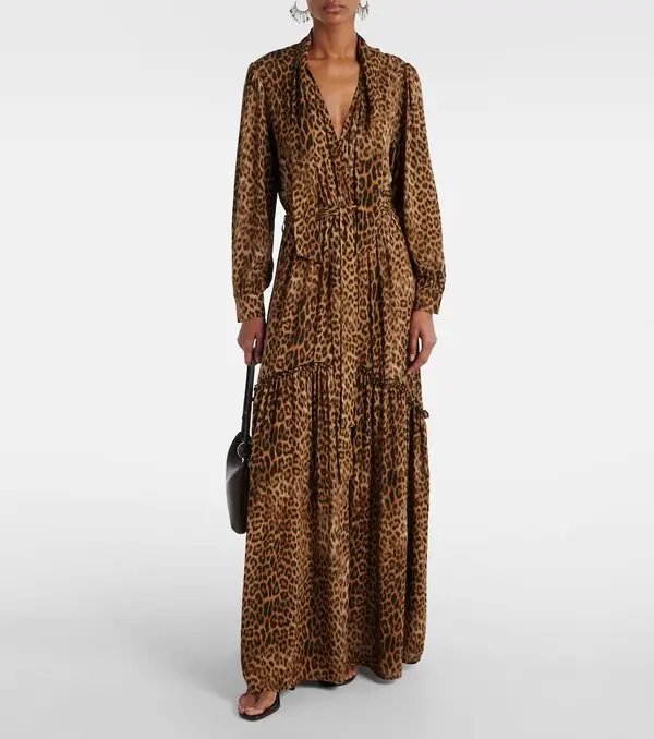 Melissa Odabash Skylar Leopard-print Maxi Dress