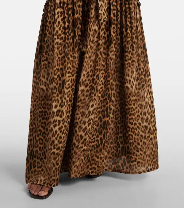 Melissa Odabash Skylar Leopard-print Maxi Dress