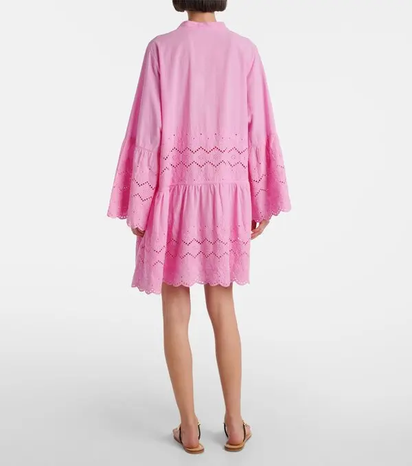 Melissa Odabash Sebenna Embroidered Cotton Kaftan