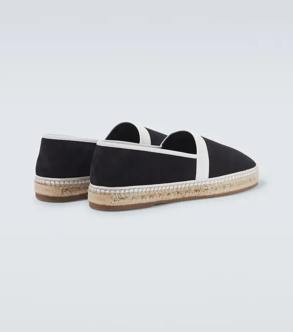 Manolo Blahnik Suede Espadrilles - Blue