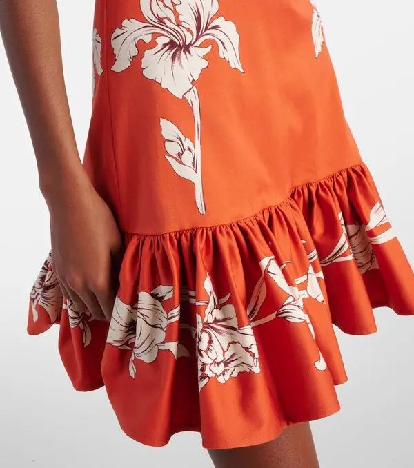 La DoubleJ Gingerbread Cotton-blend Minidress