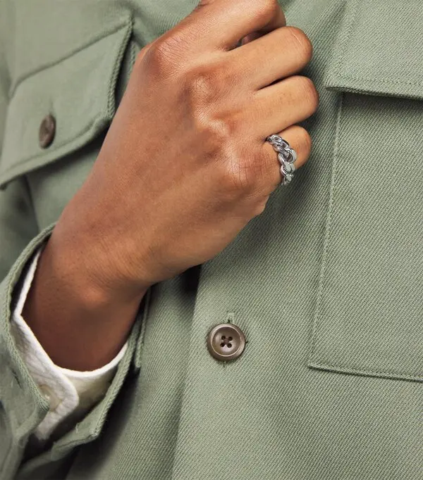 Tom Wood Sterling Dean Band Ring