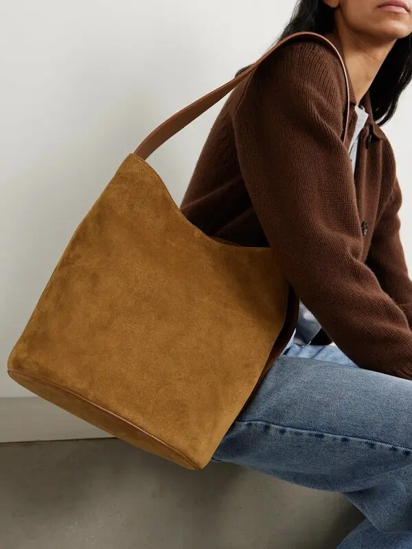 LIÉ STUDIO Norma Suede Tote - Brown