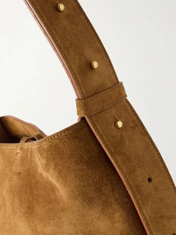 LIÉ STUDIO Norma Suede Tote - Brown