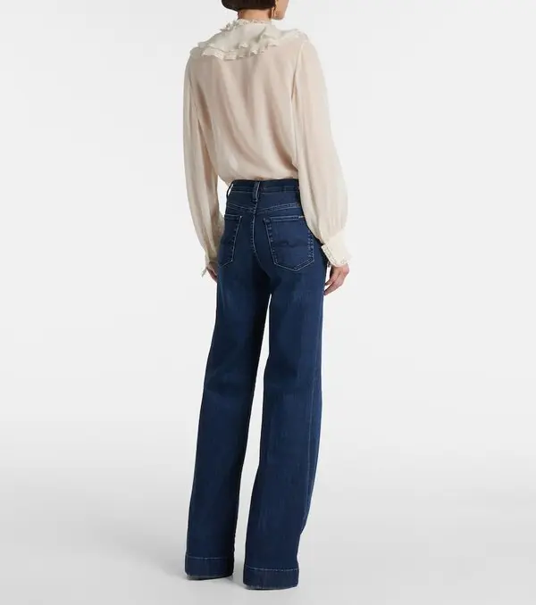 7 For All Mankind Modern Dojo High-rise Flared Jeans