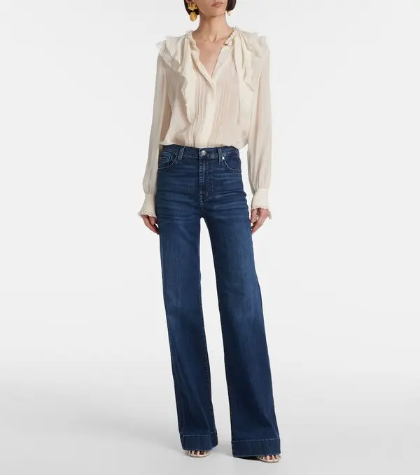 7 For All Mankind Modern Dojo High-rise Flared Jeans