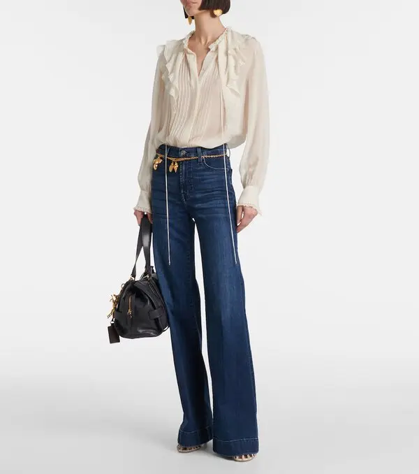 7 For All Mankind Modern Dojo High-rise Flared Jeans