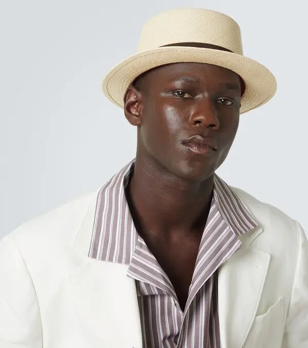 CHRISTIAN LOUBOUTIN Andaloubi Panama Hat