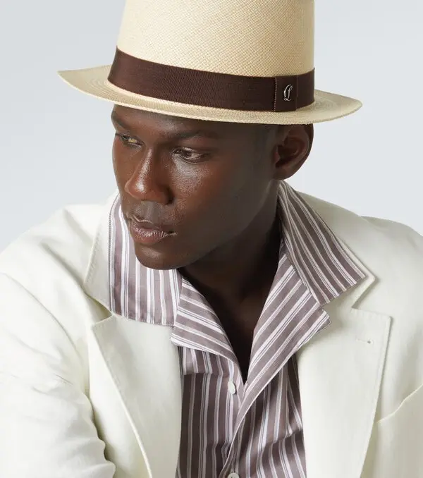 CHRISTIAN LOUBOUTIN Andaloubi Panama Hat