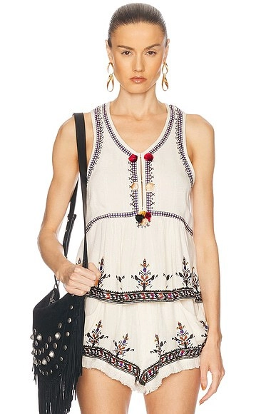 Isabel Marant Étoile Kourtney Top - Ecru