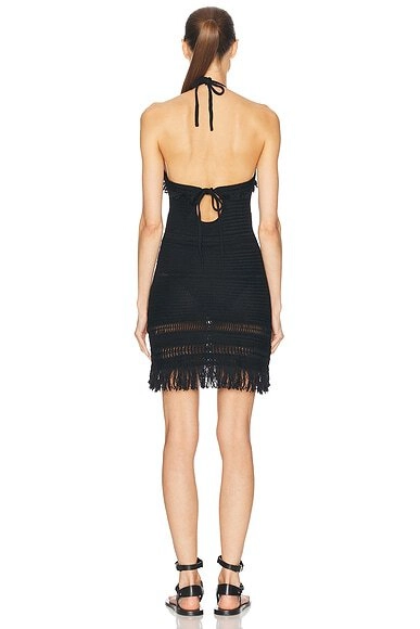 Isabel Marant Étoile Crochet Halterneck Fringed Dress