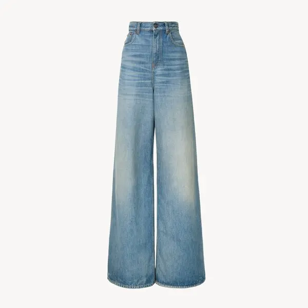 Chloé High-rise Wide-leg Jeans - Dream Blue
