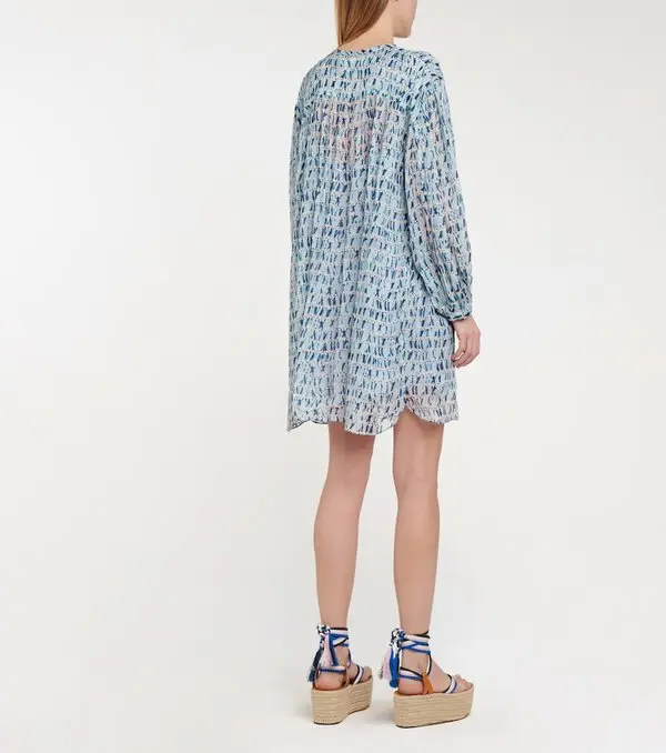 MARANT ETOILE Silorion Tie-dye Chiffon Minidress