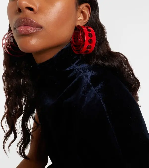 Alaïa Medium Hoop Earrings