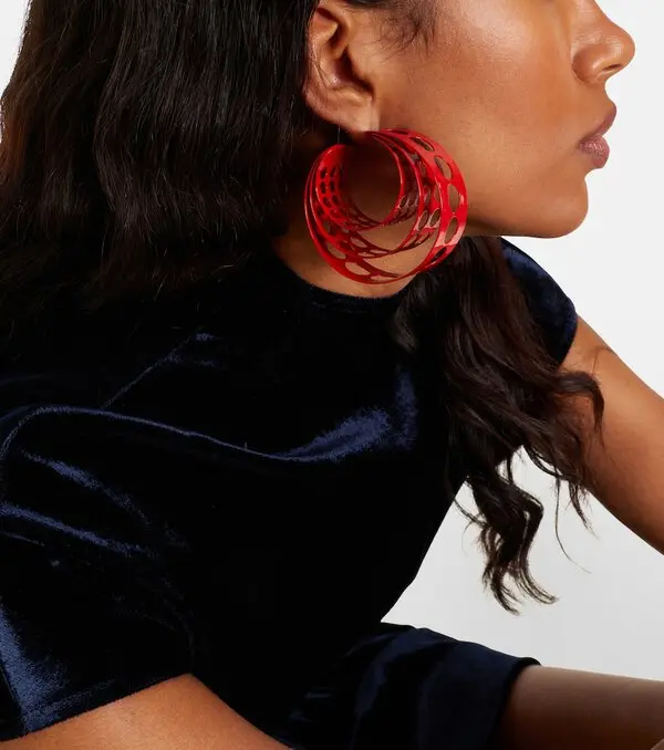 Alaïa Medium Hoop Earrings