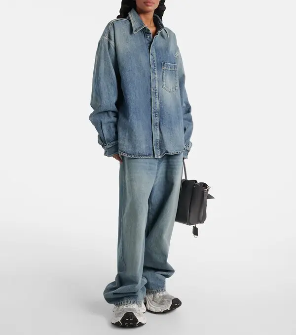 Balenciaga Sun Bleached " Denim Shirt