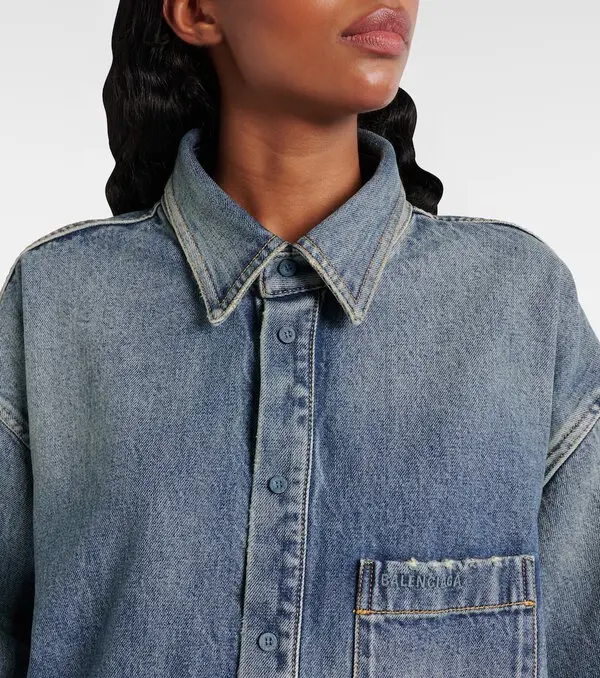 Balenciaga Sun Bleached " Denim Shirt