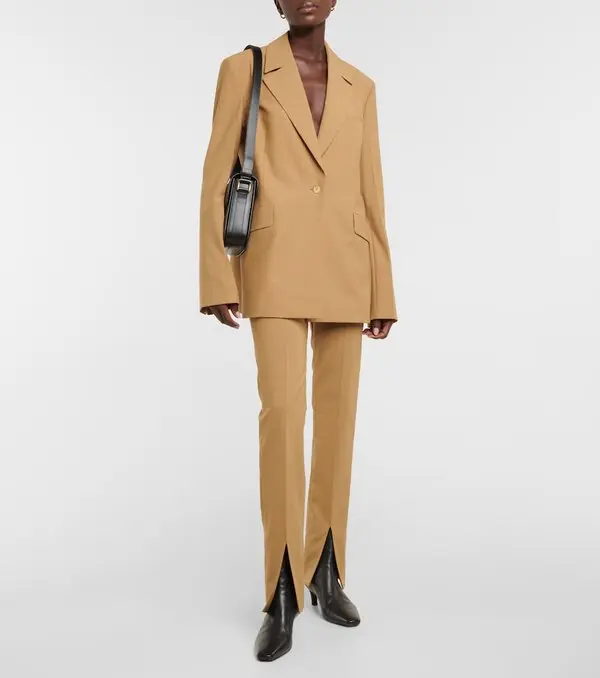 Nanushka Florine Slim Wool-blend Pants