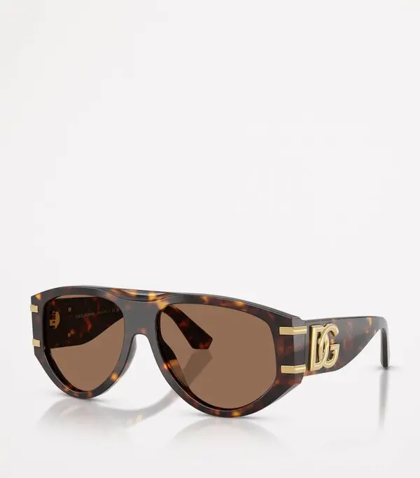 Dolce & Gabbana Dg Millennials Pilot Sunglasses - Brown