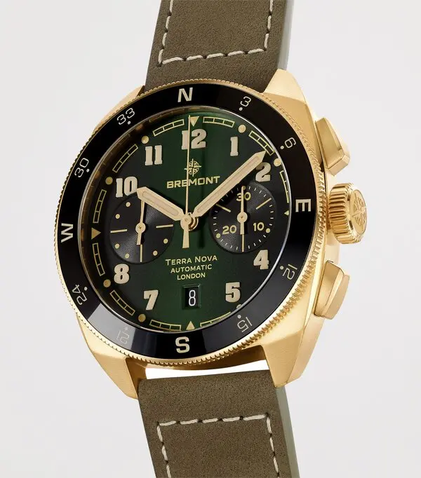 BREMONT Bronze Terra Nova Chronograph Watch