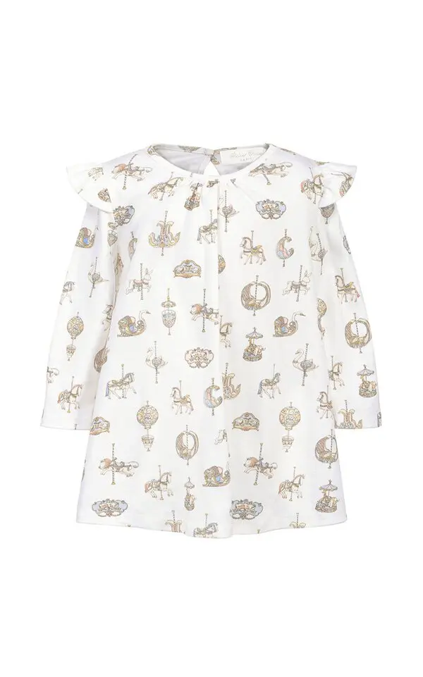 ATELIER CHOUX Organic Cotton Printed Baby Dress - Multi