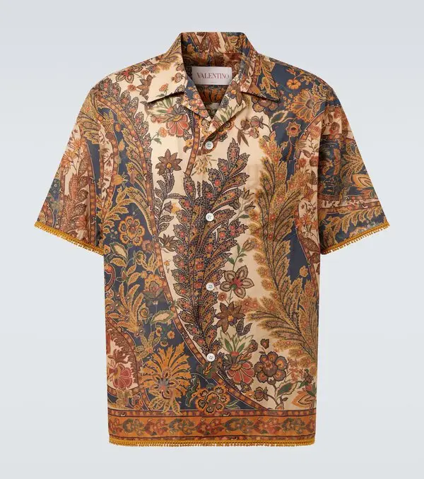 Valentino Garavani Paisley Linen Shirt