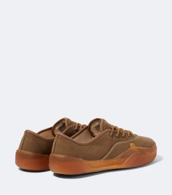 ERL Canvas Lace-up Low-top Sneakers - Brown