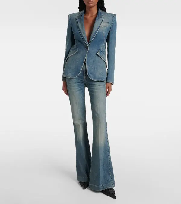Alexander McQueen Denim Blazer