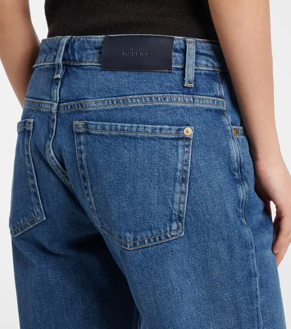 7 For All Mankind Calie Mid-rise Straight Jeans
