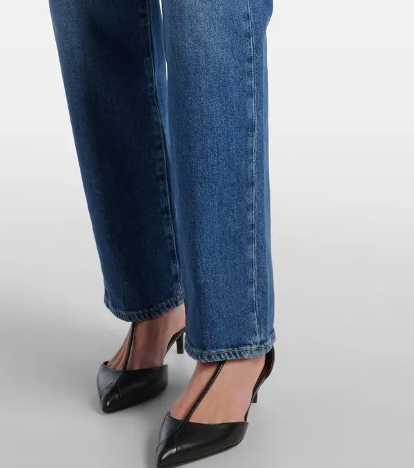7 For All Mankind Calie Mid-rise Straight Jeans