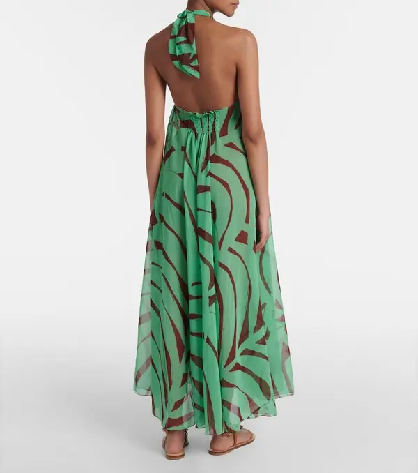 Johanna Ortiz Maxi Dress With Abstract Print