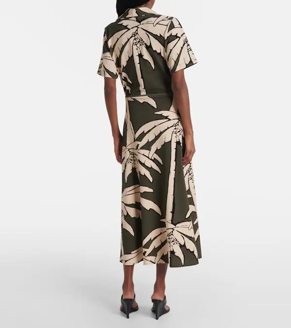 Johanna Ortiz Printed Terry Maxi Skirt