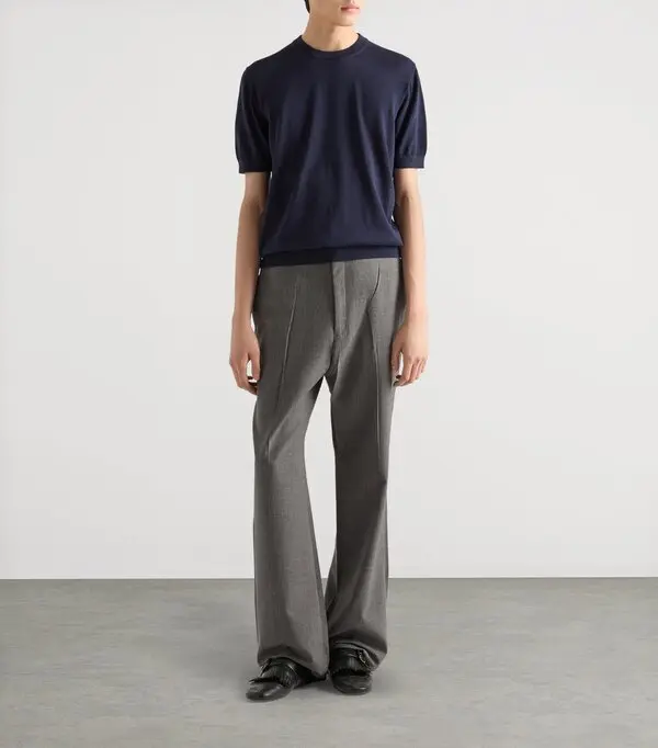 Prada Cotton Short-sleeve Sweater