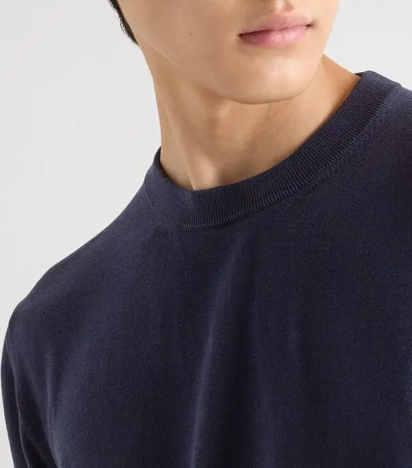 Prada Cotton Short-sleeve Sweater