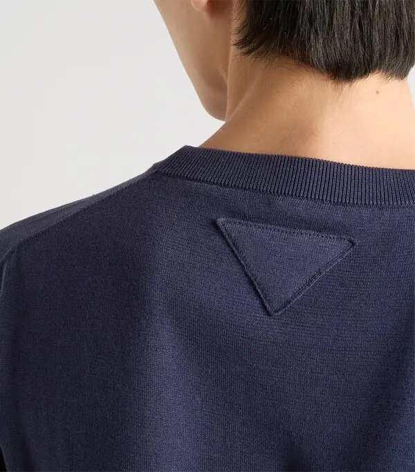 Prada Cotton Short-sleeve Sweater