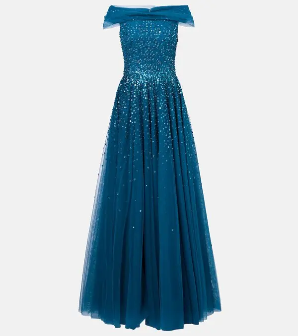 Jenny Packham Embellished Gown