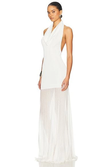 HELSA Jazzlyn Maxi Knit Dress - Ivory